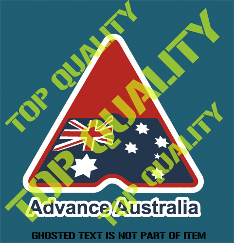 ADVANCE AUSTRALIA STICKER - Auto Tattoo Grafix