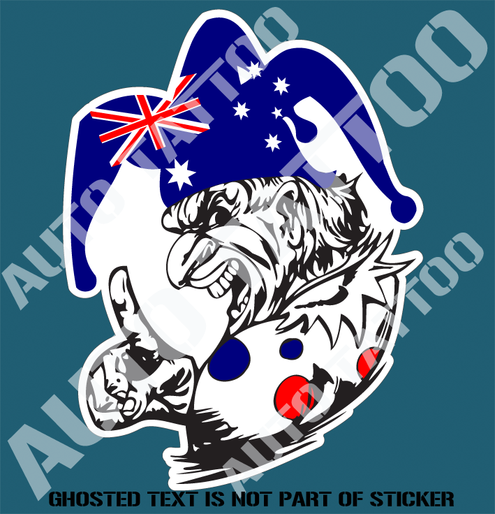 AUSTRALIA JOKER DECAL STICKER - Auto Tattoo Grafix