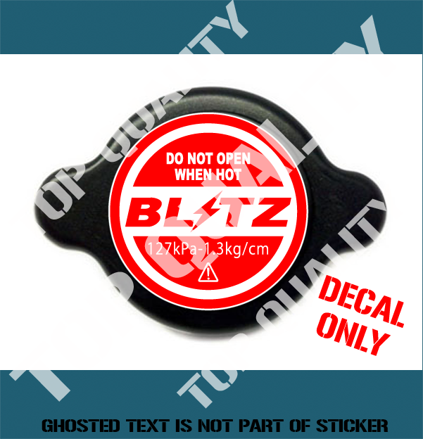 BLITZ RADIATOR CAP STICKER – Auto Tattoo Grafix