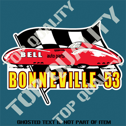 BONNEVILLE 53 DECAL STICKER - Auto Tattoo Grafix
