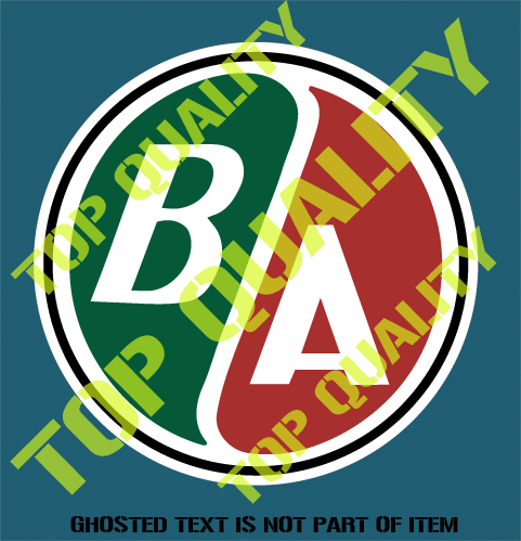 BRITISH AMERICAN DECAL STICKER - Auto Tattoo Grafix