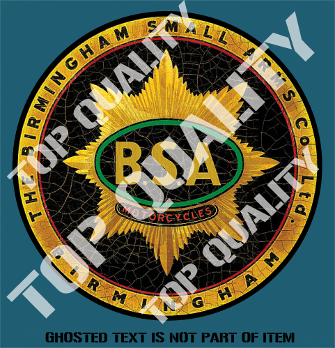 BSA MOTORCYCLES DECAL STICKER - Auto Tattoo Grafix
