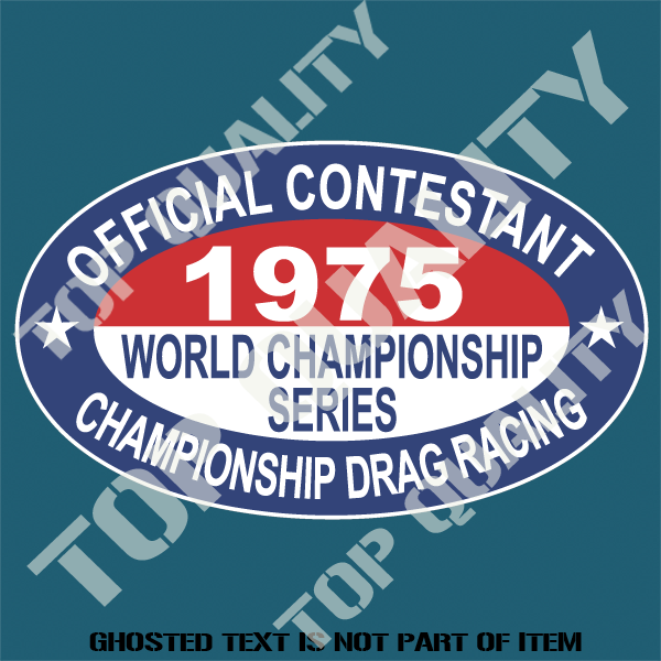 DRAG RACING DECAL STICKER - Auto Tattoo Grafix