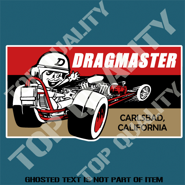 DRAGMASTER DECAL STICKER - Auto Tattoo Grafix