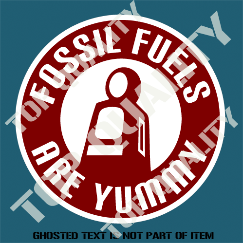 FOSSIL FUELS DECAL STICKER - Auto Tattoo Grafix