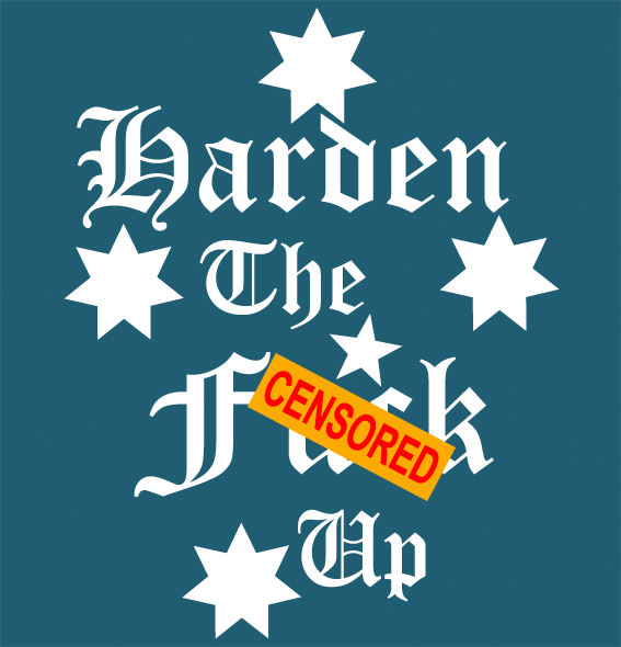HARDEN UP DECAL STICKER - Auto Tattoo Grafix