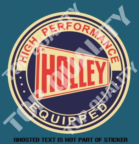 HOLLEY EQUIPPED DECAL STICKER - Auto Tattoo Grafix