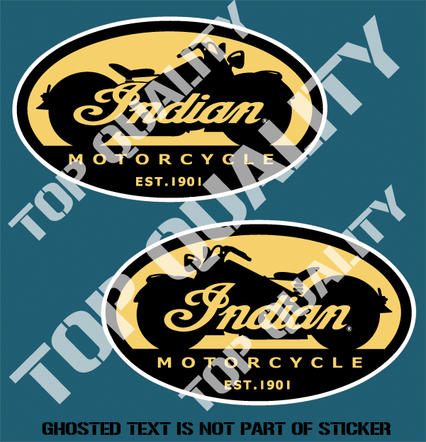 INDIAN MOTORCYCLE DECAL STICKER - Auto Tattoo Grafix