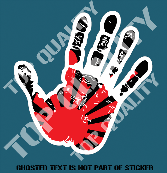 JDM DRIFT HAND DECAL STICKER - Auto Tattoo Grafix