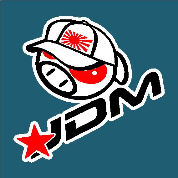JDM DRIFT PIG DECAL STICKER - Auto Tattoo Grafix
