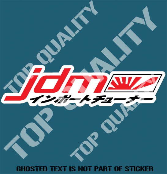 JDM RISING SUN DECAL STICKER - Auto Tattoo Grafix