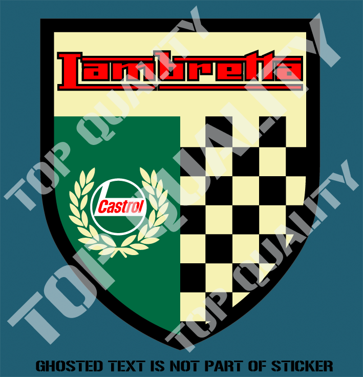 LAMBRETTA DECAL STICKER - Auto Tattoo Grafix