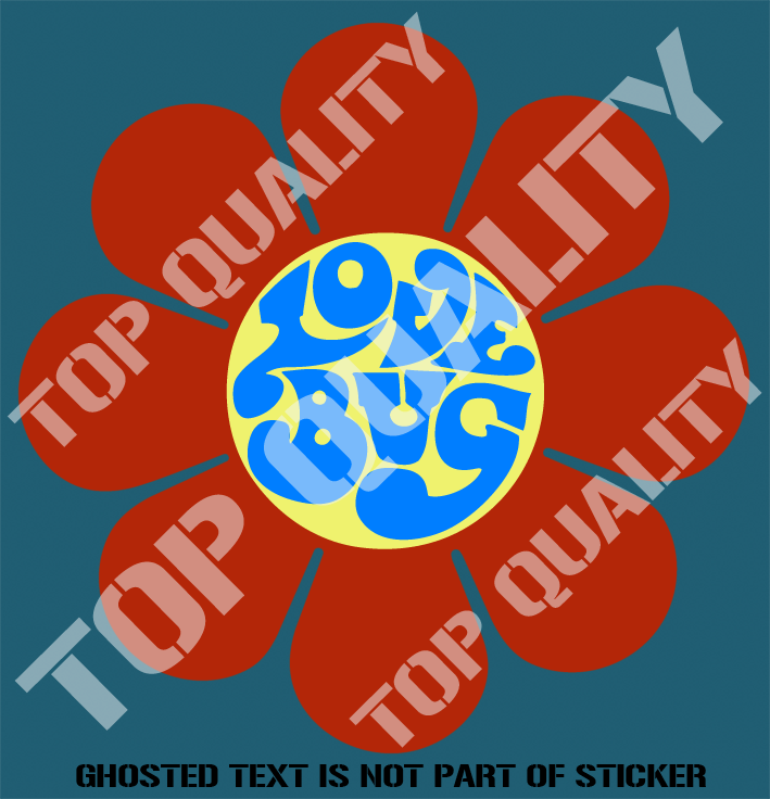 LOVE BUG DECAL STICKER - Auto Tattoo Grafix