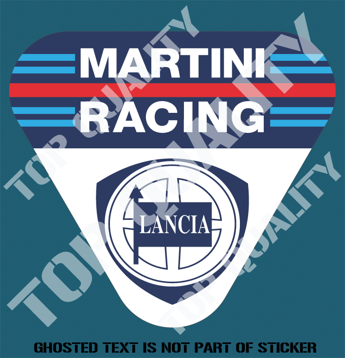 MARTINI LANCIA DECAL STICKER - Auto Tattoo Grafix