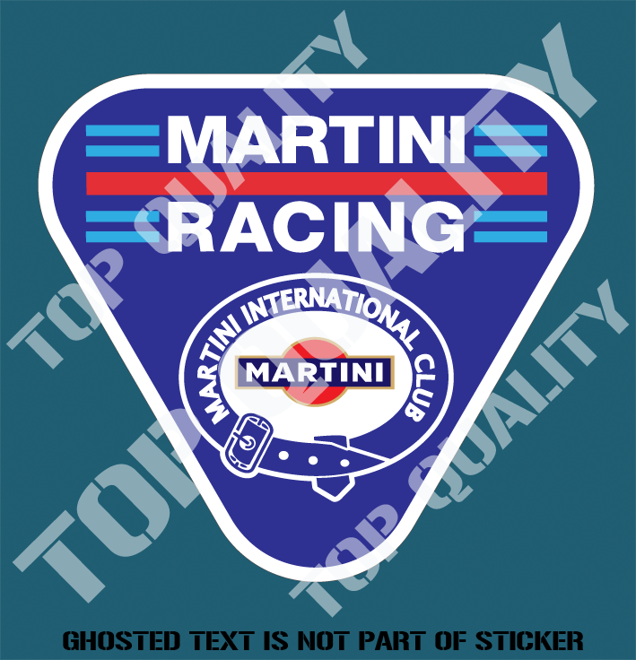 MARTINI RACING DECAL STICKER - Auto Tattoo Grafix