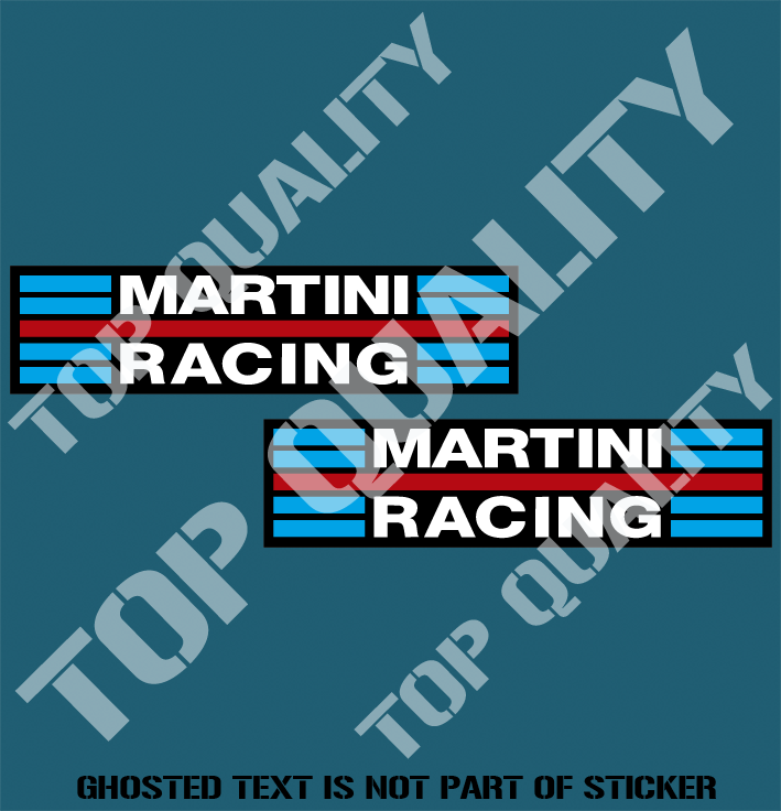 MARTINI RACING DECAL STICKER - Auto Tattoo Grafix