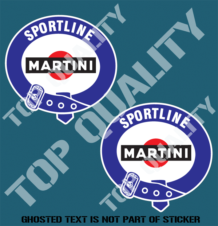 MARTINI SPORT LINE STICKER - Auto Tattoo Grafix