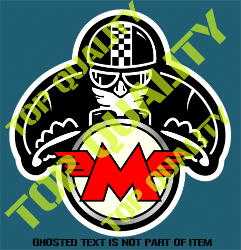MATCHLESS RIDER DECAL STICKER - Auto Tattoo Grafix