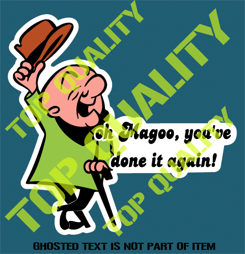 MISTER MAGOO DECAL STICKER - Auto Tattoo Grafix