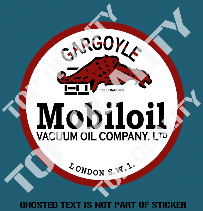 MOBIL GARGOYLE DECAL STICKER - Auto Tattoo Grafix