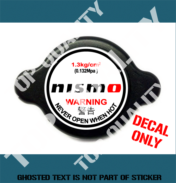 NISMO RADIATOR CAP STICKER - Auto Tattoo Grafix