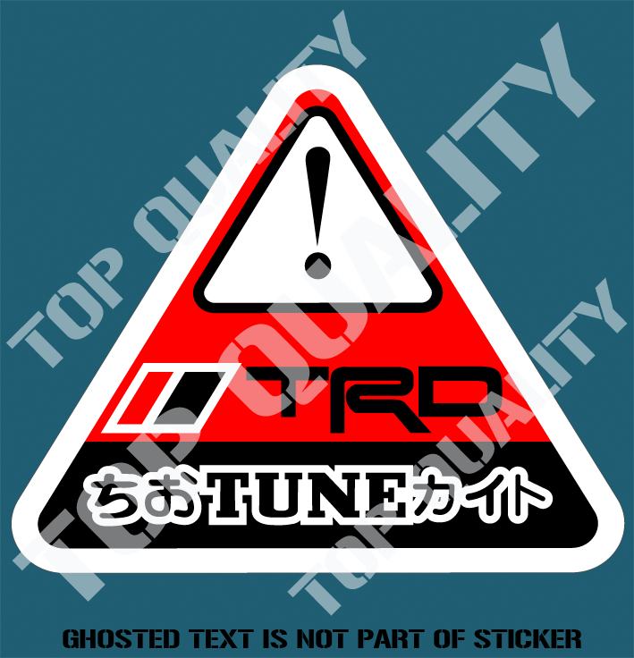 OPTION TRD JDM DECAL STICKER - Auto Tattoo Grafix