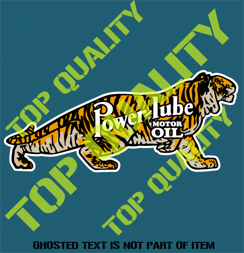 POWER LUBE DECAL STICKER - Auto Tattoo Grafix