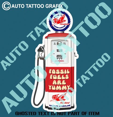 PURE PETROL PUMP DECAL STICKER - Auto Tattoo Grafix
