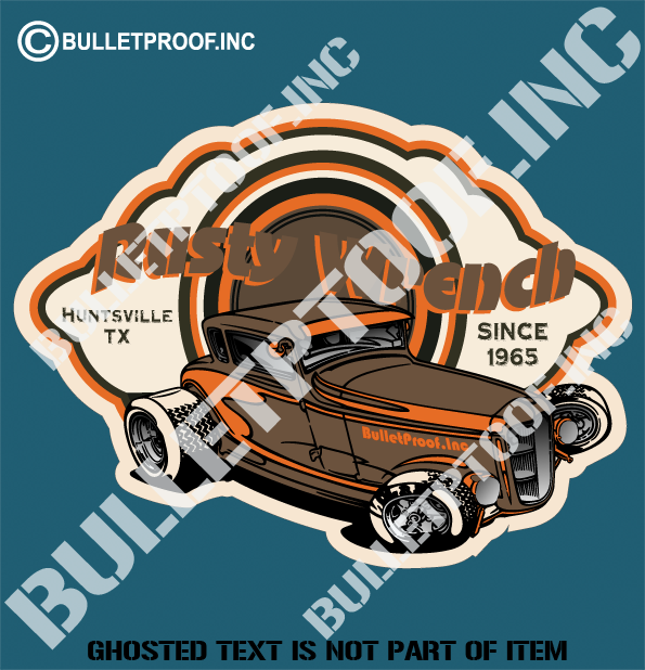 RUSTY WRENCH DECAL STICKER - Auto Tattoo Grafix