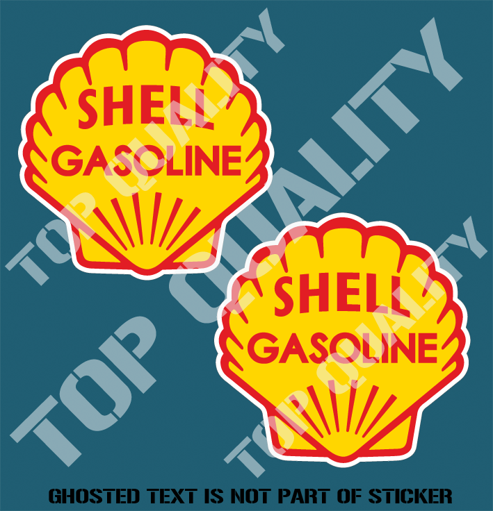 SHELL GASOLINE DECAL STICKER - Auto Tattoo Grafix