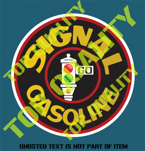 SIGNAL GASOLINE DECAL STICKER - Auto Tattoo Grafix
