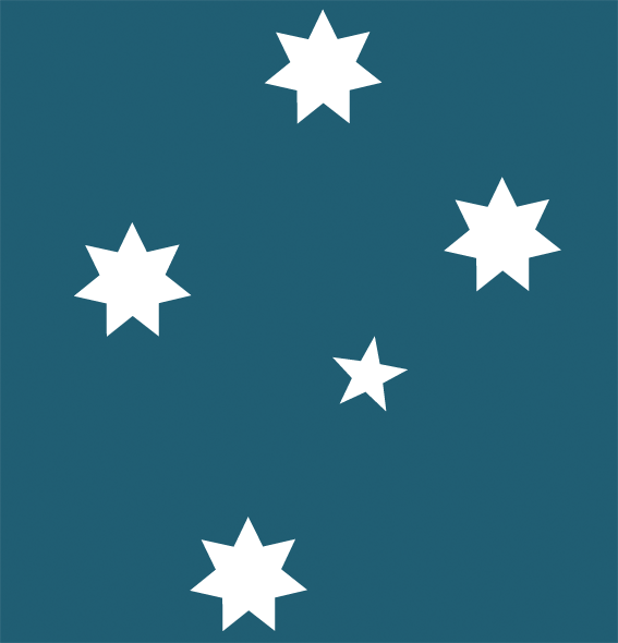 SOUTHERN CROSS DECAL STICKER - Auto Tattoo Grafix
