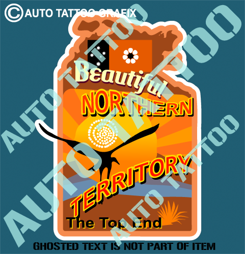 Northern Territory STICKER - Auto Tattoo Grafix