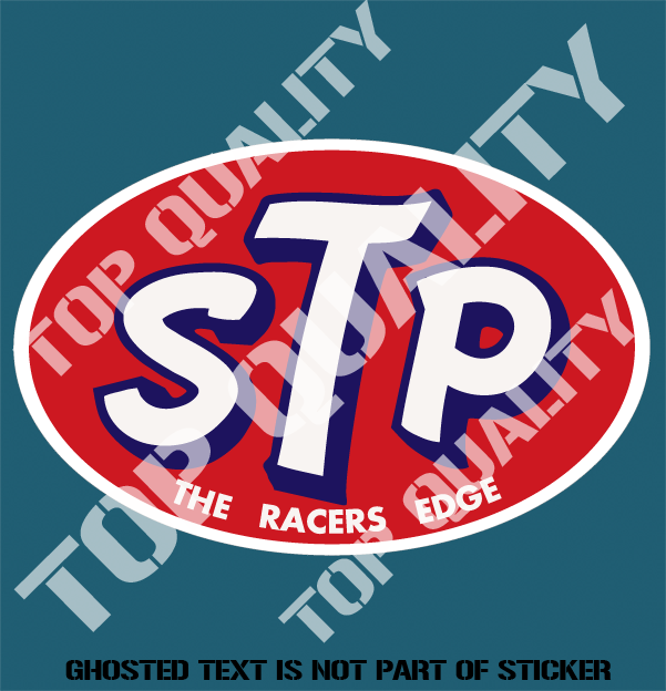 STP MOTOR OILS DECAL STICKER - Auto Tattoo Grafix