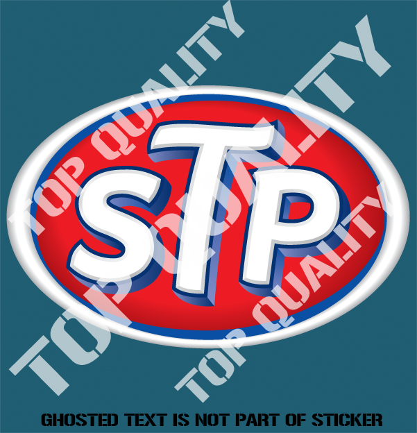 STP MOTOR OILS DECAL STICKER - Auto Tattoo Grafix