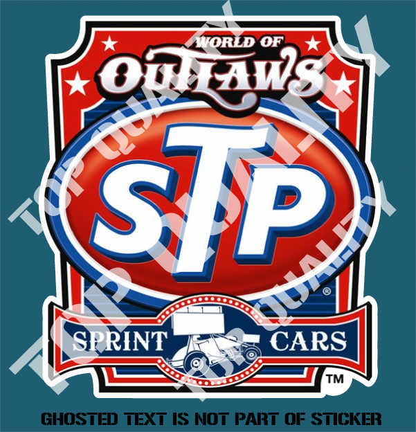 STP OUTLAWS DECAL STICKER - Auto Tattoo Grafix