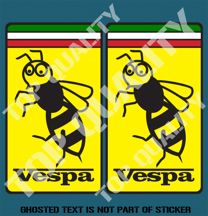VESPA WASP DECAL STICKER - Auto Tattoo Grafix
