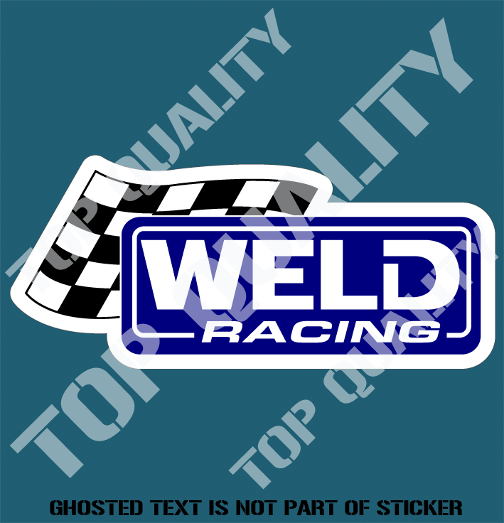 WELD RACING DECAL STICKER - Auto Tattoo Grafix
