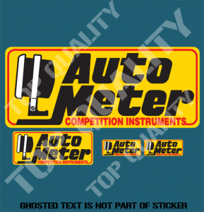 AUTO METER DECAL STICKER - Auto Tattoo Grafix