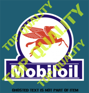 MOBILOIL DECAL STICKER - Auto Tattoo Grafix