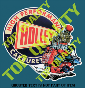 HOLLEY EQUIPPED DECAL STICKER - Auto Tattoo Grafix
