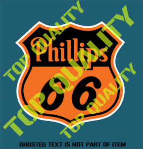 PHILLIPS 66 DECAL STICKER - Auto Tattoo Grafix