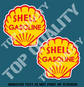 SHELL GASOLINE DECAL STICKER - Auto Tattoo Grafix