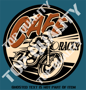 CAFE RACER DECAL STICKER - Auto Tattoo Grafix