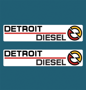 DETROIT DIESEL DECAL STICKER - Auto Tattoo Grafix